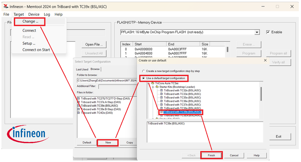 利用Memtool进行TC3xx Flash读写保护测试 - Infineon Developer Community
