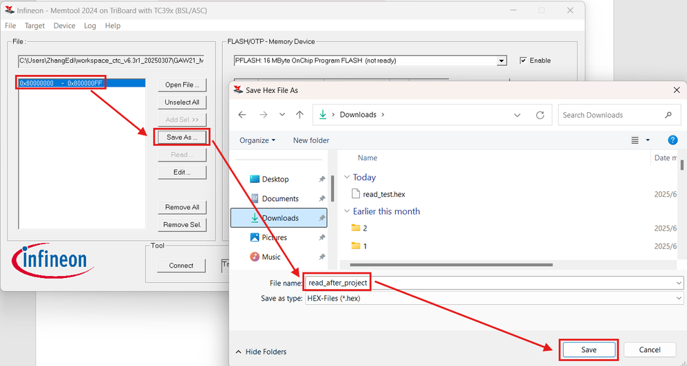 利用Memtool进行TC3xx Flash读写保护测试 - Infineon Developer Community