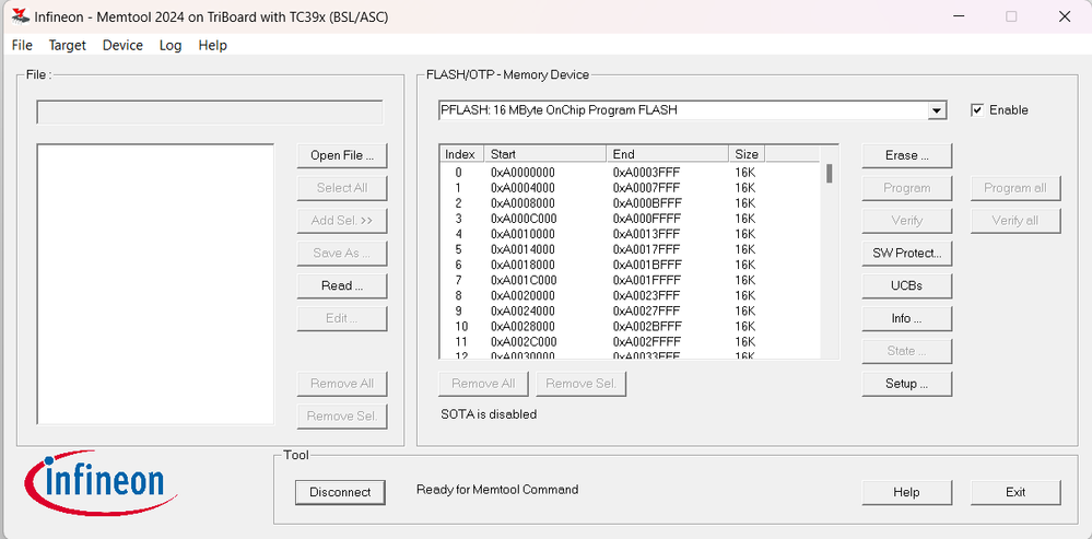 利用Memtool进行TC3xx Flash读写保护测试 - Infineon Developer Community