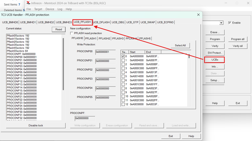 利用Memtool进行TC3xx Flash读写保护测试 - Infineon Developer Community