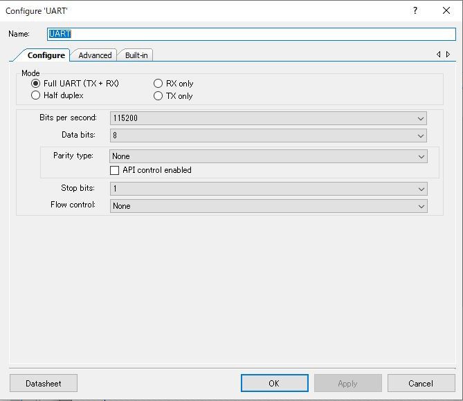 PSoC 5LP Simple Samples for Uart input in char arr... - Infineon Developer Community