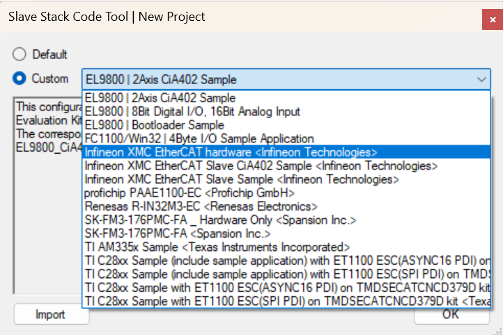 申请到新的vendor ID之后如何进行EtherCAT的相关配置 - Infineon Developer Community
