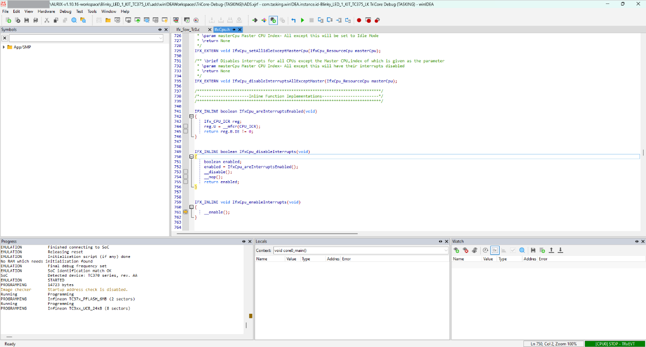 AURIX™ MCU: Debugging with WinIDEA in AURIX™ devel... - Infineon ...