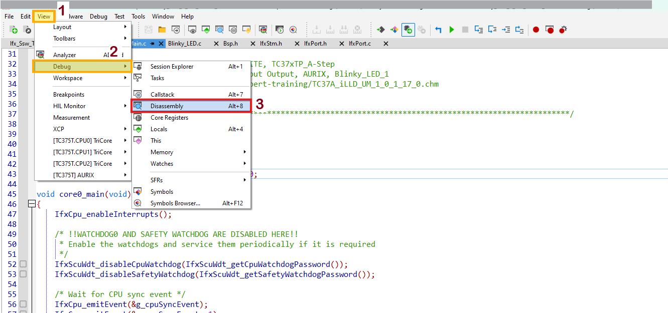 AURIX™ MCU: Debugging with WinIDEA in AURIX™ devel... - Infineon Developer Community