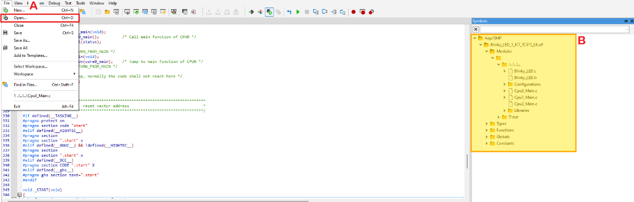 AURIX™ MCU: Debugging with WinIDEA in AURIX™ devel... - Infineon Developer Community