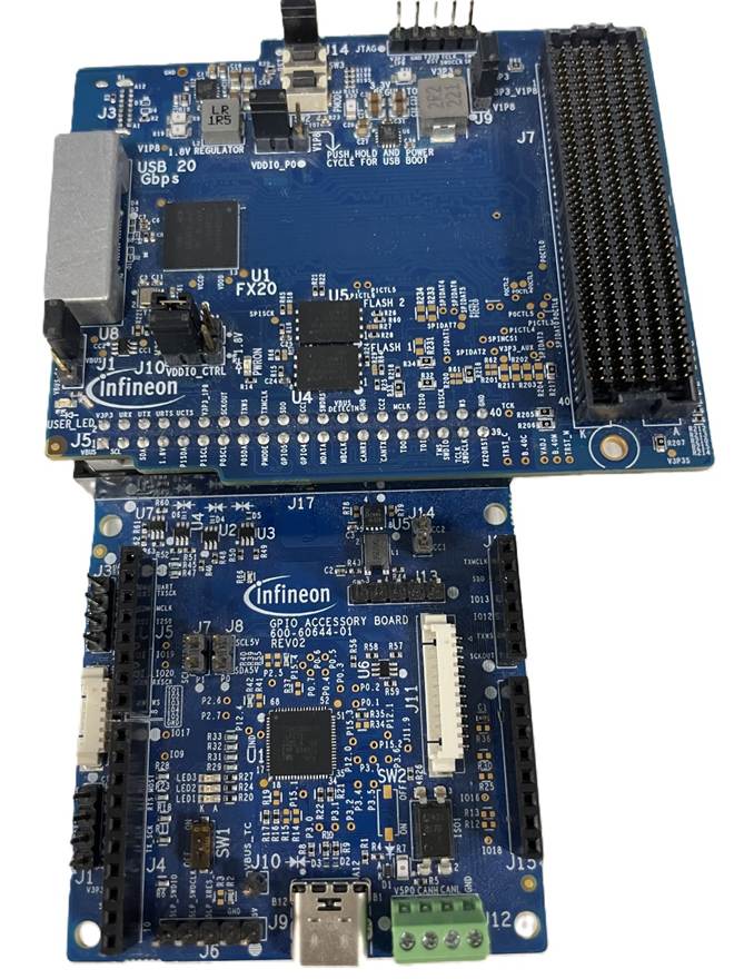 GPIO accessory board (ASSY_GPIO_001) for EZ-USB™ F... - Infineon ...