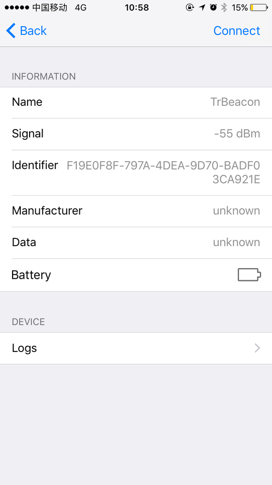 Solved Ibeacon Function To Transmit Uuid Majorminor Per