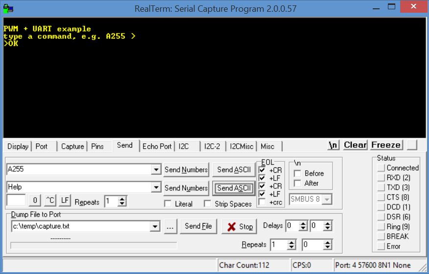 Solved: UART string reception garbage value - Infineon Developer Community