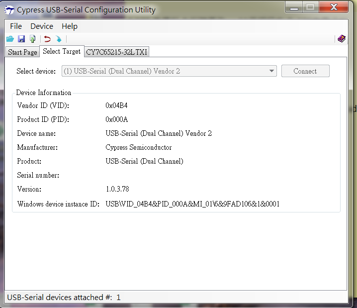 Solved: CY7C65215-32LTXI Driver - Infineon Developer Community