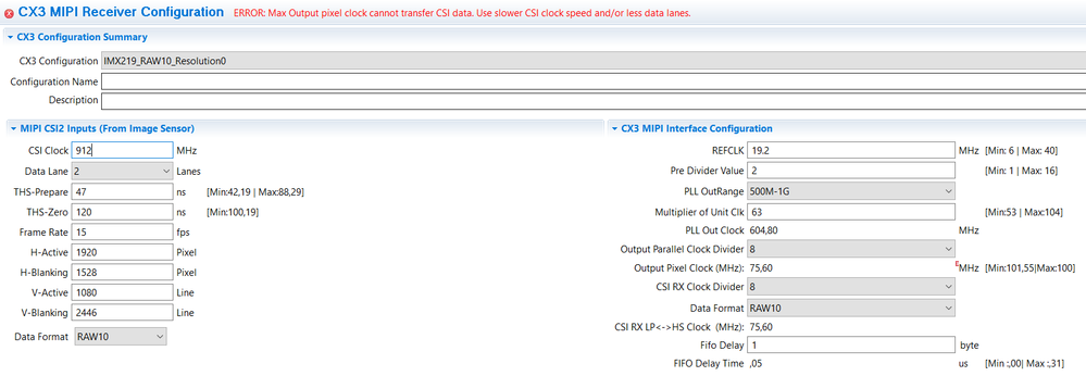 Solved: How to configure MIPI clocks - Infineon Developer Community
