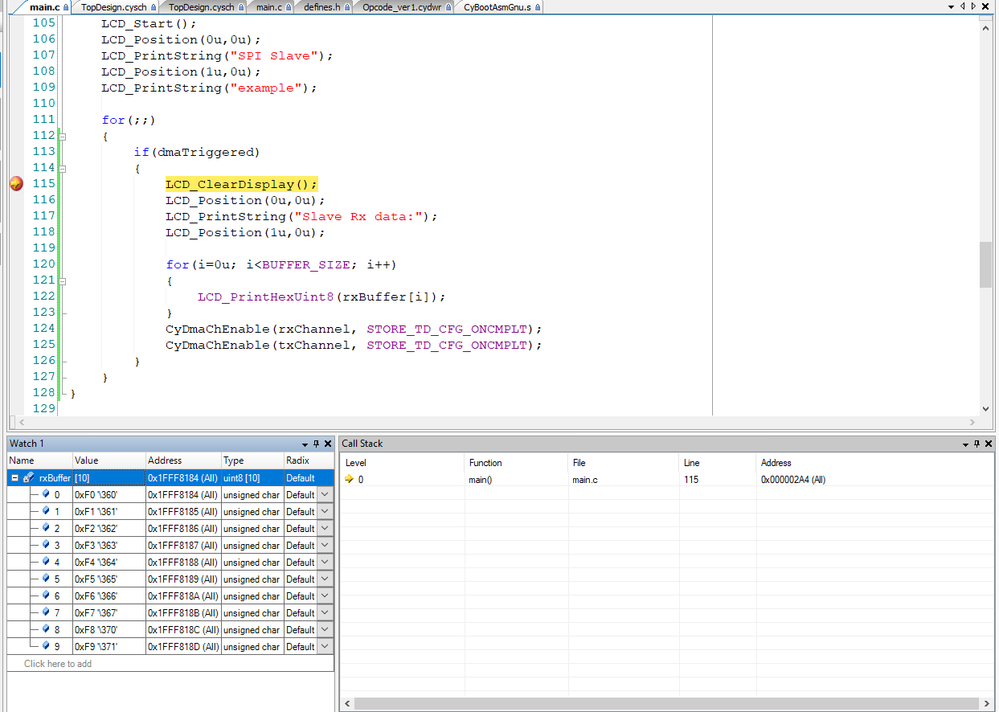 Solved Spi Slave Dma Problem Missing Bytes Infineon Developer Community