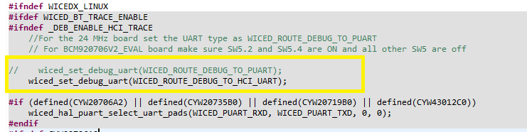 Solved: How can I send data through HCI UART without using... - Infineon Developer Community