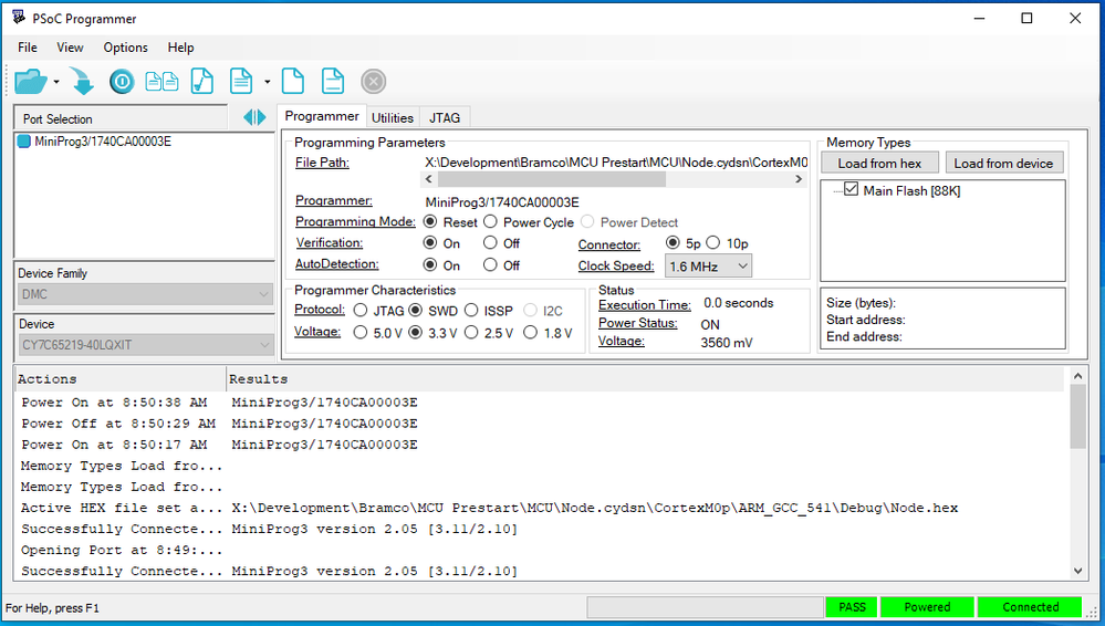 Solved: FM0 with Miniprog3 - Infineon Developer Community