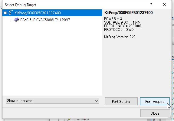 Solved: Cannot program because KitProg goes into mass stor... - Infineon Developer Community