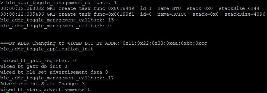 Changing the Bluetooth MAC Address - Infineon Developer Community