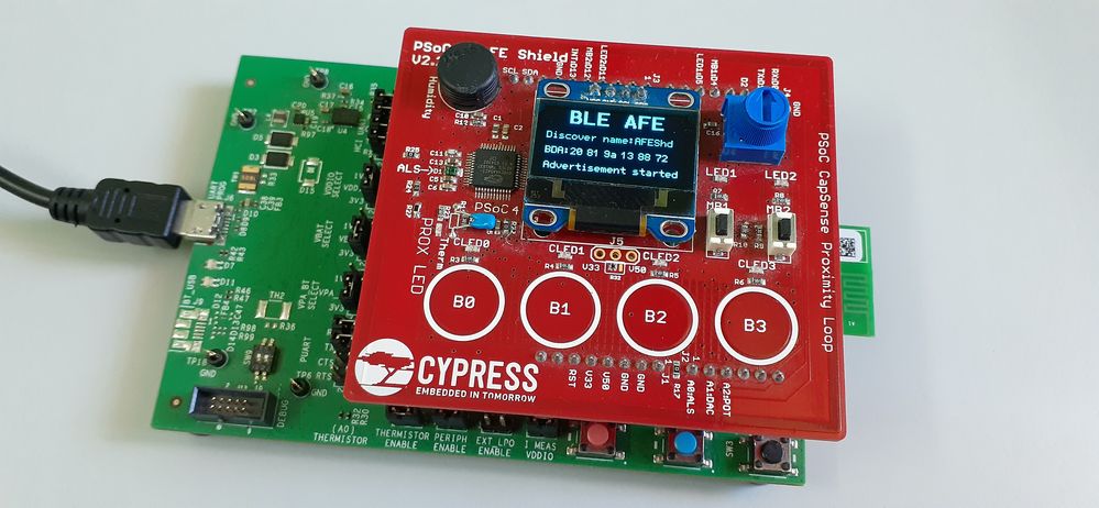 IoT Sensor Node - PSoC 4 AFE Shield with CYW920819... - Infineon Developer Community