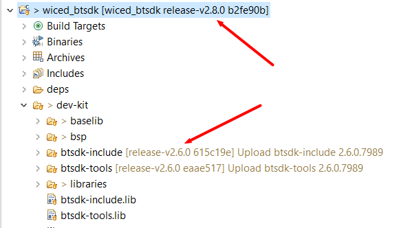 Update wiced_btsdk to v2.8.0 in ModusToolbox - Infineon Developer Community