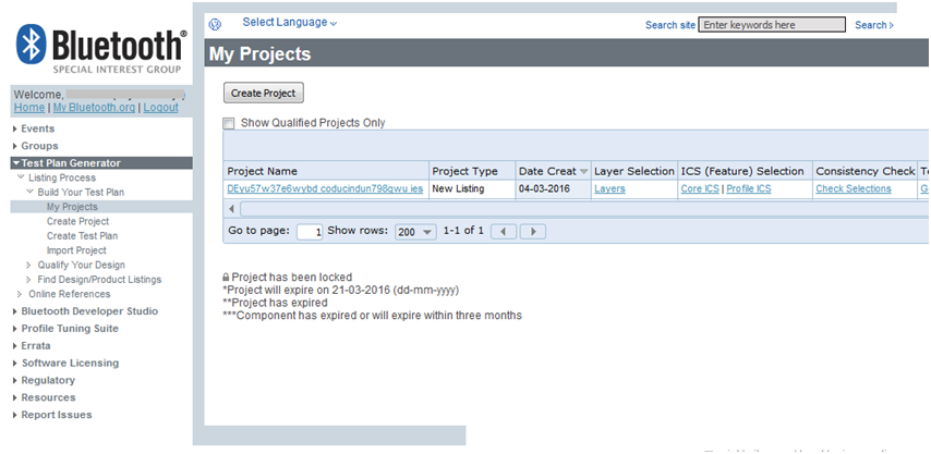 Process for Qualifying a Bluetooth Product