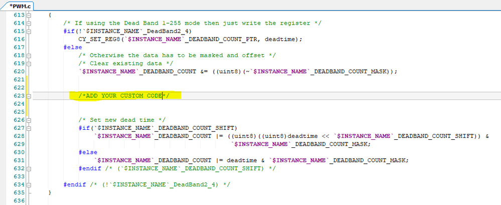Customizing A Component Using Psoc Creator Infineon Developer Community