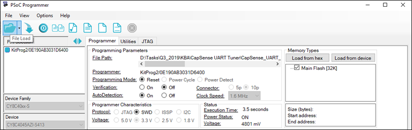 CapSense Sensor Monitoring and Logging through UAR... - Infineon Developer Community