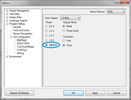 Troubleshooting PSoC® 3/4/5LP Programming/Debugging Issues