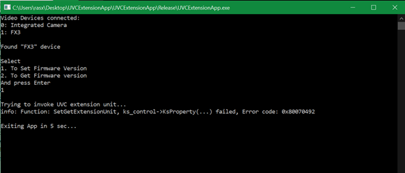 Frequent UVC Extension Unit Application questions