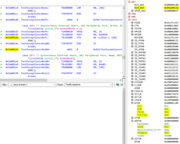 Troubleshooting Guide for Arm Abort Exceptions in Traveo