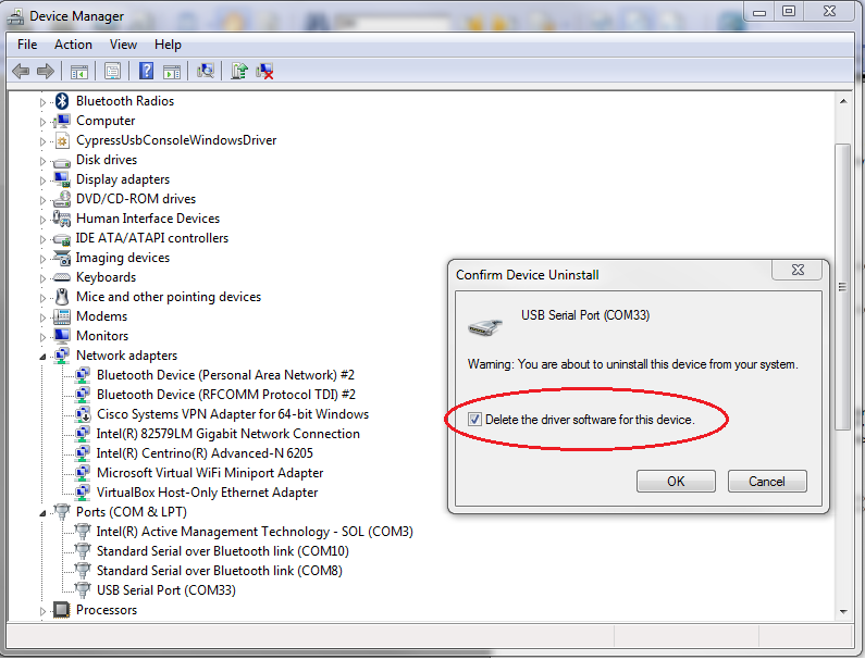 Binding A Usb Serial Device To A Microsoft® Cdc Driver