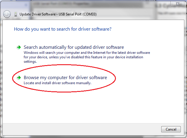 Binding A Usb Serial Device To A Microsoft® Cdc Driver