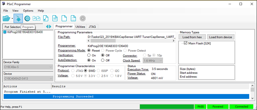 UART と Bridge Control Panel を使用した CapSense センサのモニタ... - Infineon Developer Community