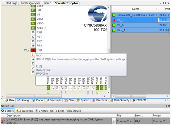 PSoC®Creator™における問題のトラブルシューティング - KBA217546 - Comm... - Infineon Developer Community