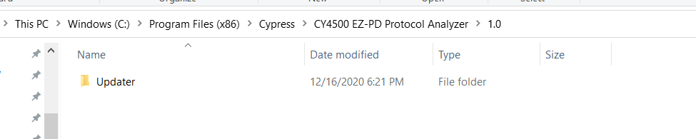 Solved: CY4500 protocol analyzer not able to update the fi ...