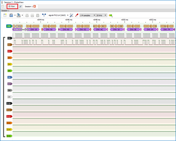 EZ-USB FX2LP-based Logic Analyzer using Open Source sigrok PulseView