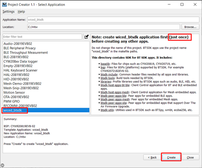 Creating custom BSPs in ModusToolbox