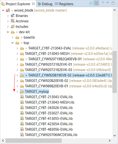 Creating custom BSPs in ModusToolbox
