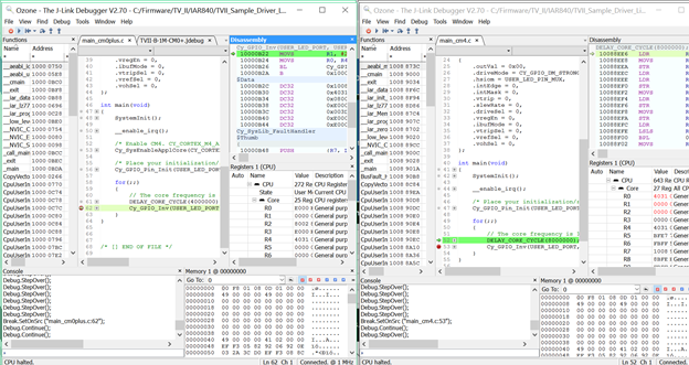 Debug and Program Traveo II MCU with J-Link