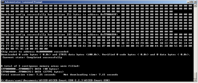 Downloading into the CYBLE-013025-00 module