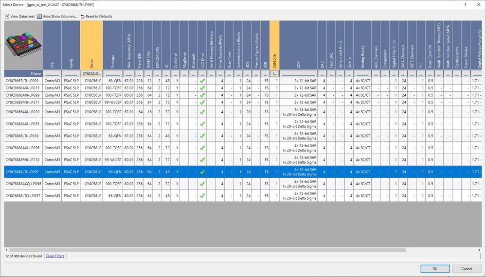 Solved: PSoC 5LP devices with CAN, availability of CAN com ...