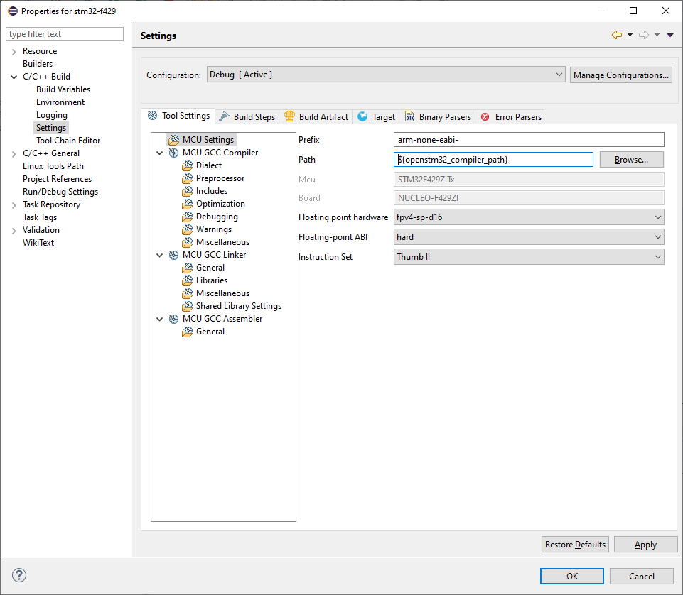 Solved How To Set Optimization Level In Modustoolbox Infineon