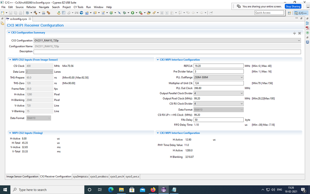 Solved: CX3 NIR USB camera is not generating frames proper... - Infineon Developer Community