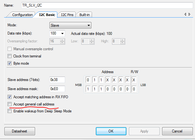 Solved: i2c General Call Address CYPD3175 - Infineon Developer Community