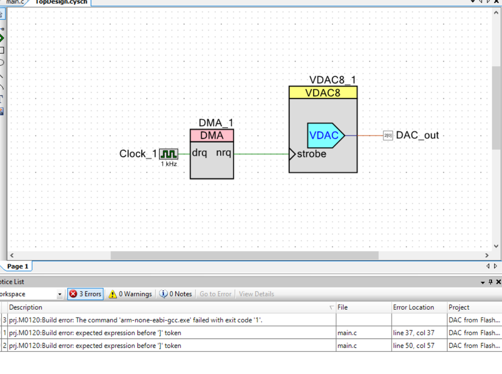 Solved Clock Triggered Dma Dac And Flash Issue Infineon Developer