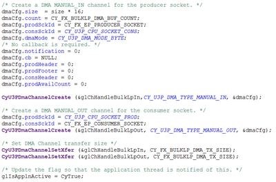 Solved: FX3 DMA Buffer filling - Infineon Developer Community