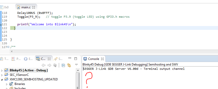 DAVE TIP of the day: Semihosting in DAVEv4 - Infineon Developer Community