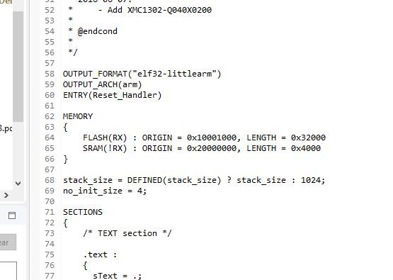 Emulated eeprom for XMC1300 Example exception in d... - Infineon Developer Community