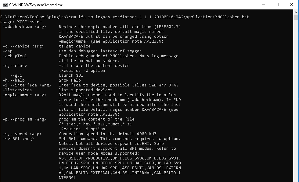 XMC Flasher is not working - Infineon Developer Community