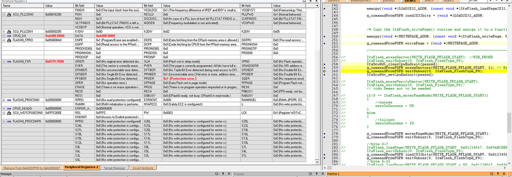 Tc223 Pflash Programming Infineon Developer Community