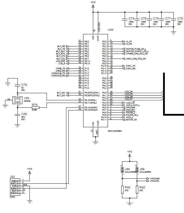 Solved: Moving from XMC1400 Xtreme to custom board - Infineon Developer ...