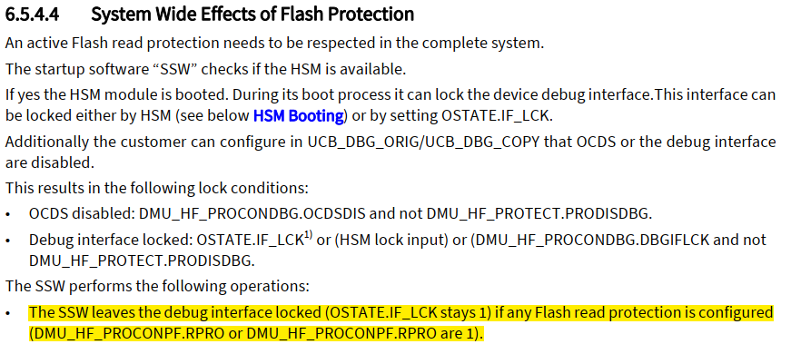 Solved Flash Read Protection Make Debug Port Secure In Tc