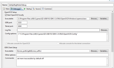 Solved: Debug Error: Error in services launch sequence - Infineon Developer Community